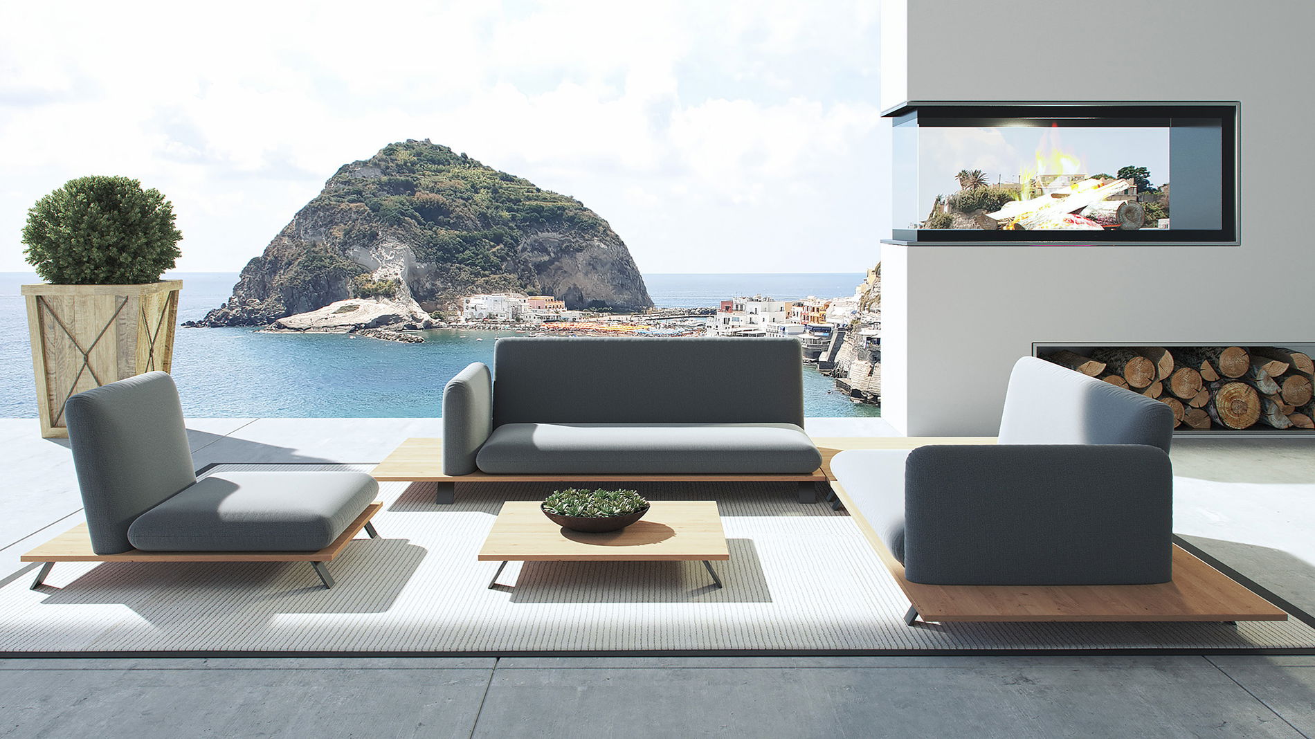 Salotto da giardino ETHNA | artelia-design.it